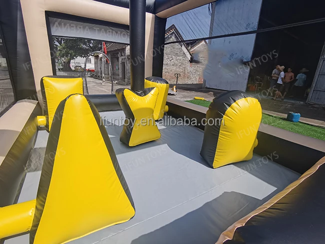 Outdoor Inflatable CS Paintball Field - Battle Zone Arena