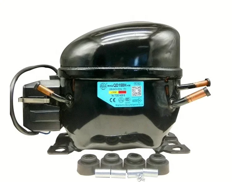 3/8hp+ China National Refrigerator Compressor Models R134a Fridge Compressor Refrigerator Qd158h ...