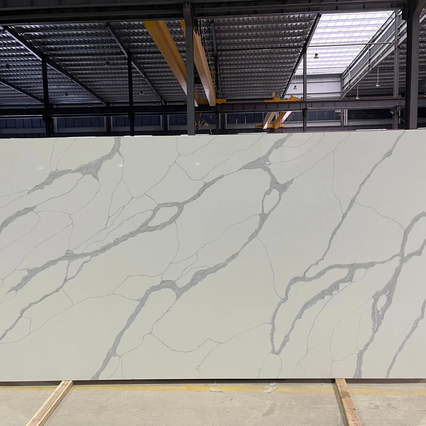 L Shaped Kitchen Island - Prefabricated Quartz Slab