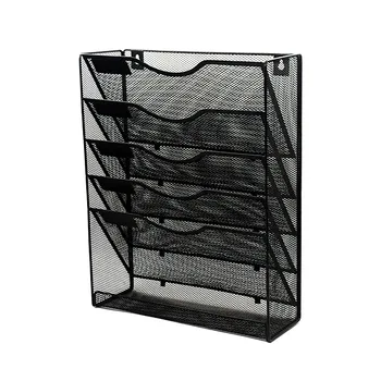Office Usage Metal Wire Mesh Magnetic Document Folder Organizer Wall ...