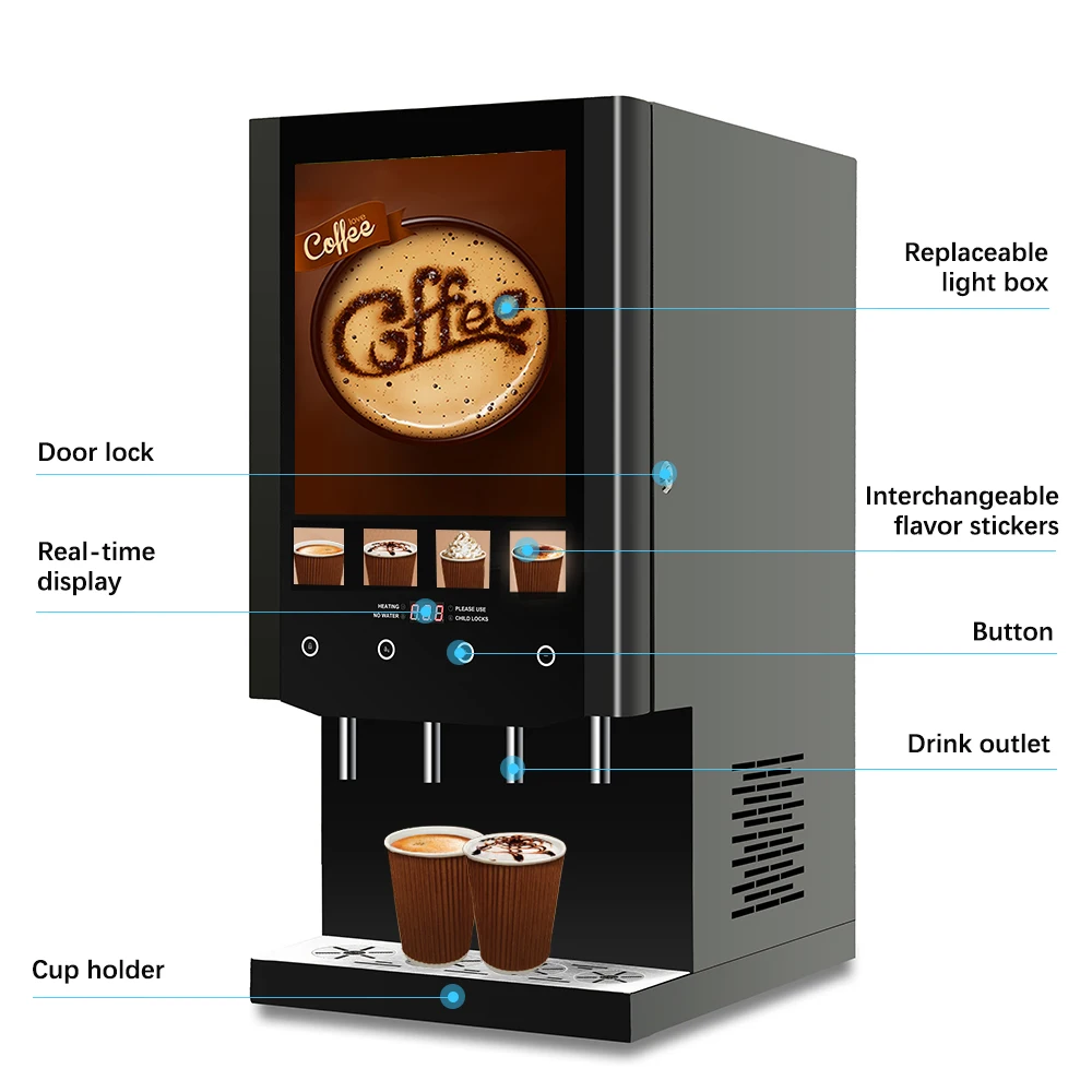 Factory Custom Manual Smart Espresso Commercial Integrated Automatic ...