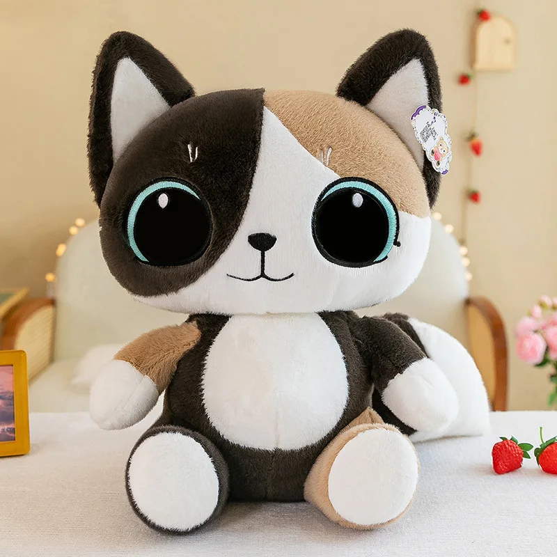 Hot Sale Cute Cartoon Kitty Cat Stuffed Plush Toy Sofa Cushion Cat ...