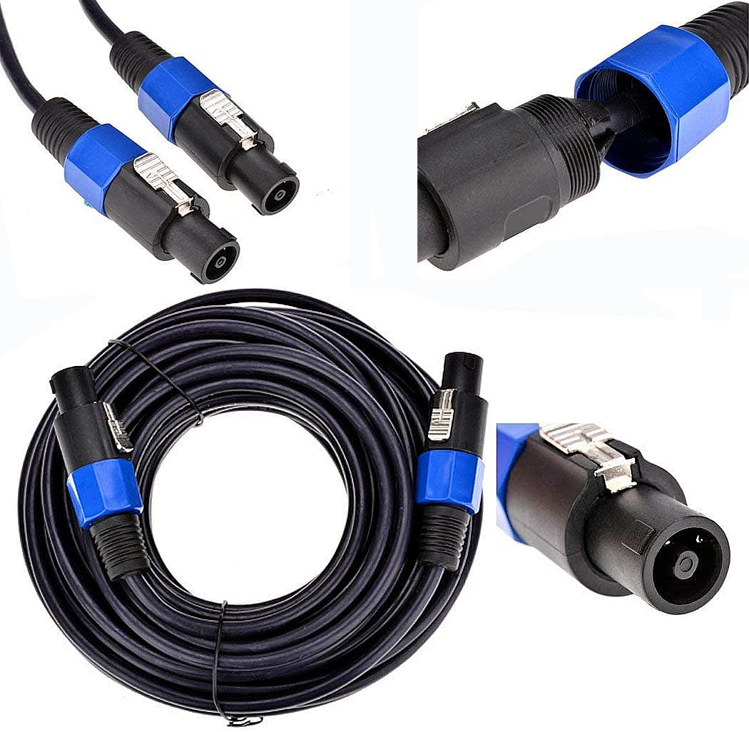 OFC 2 Core 2.5mm Audio Loudspeaker Cable Wire Stage Speaker Speakon ...