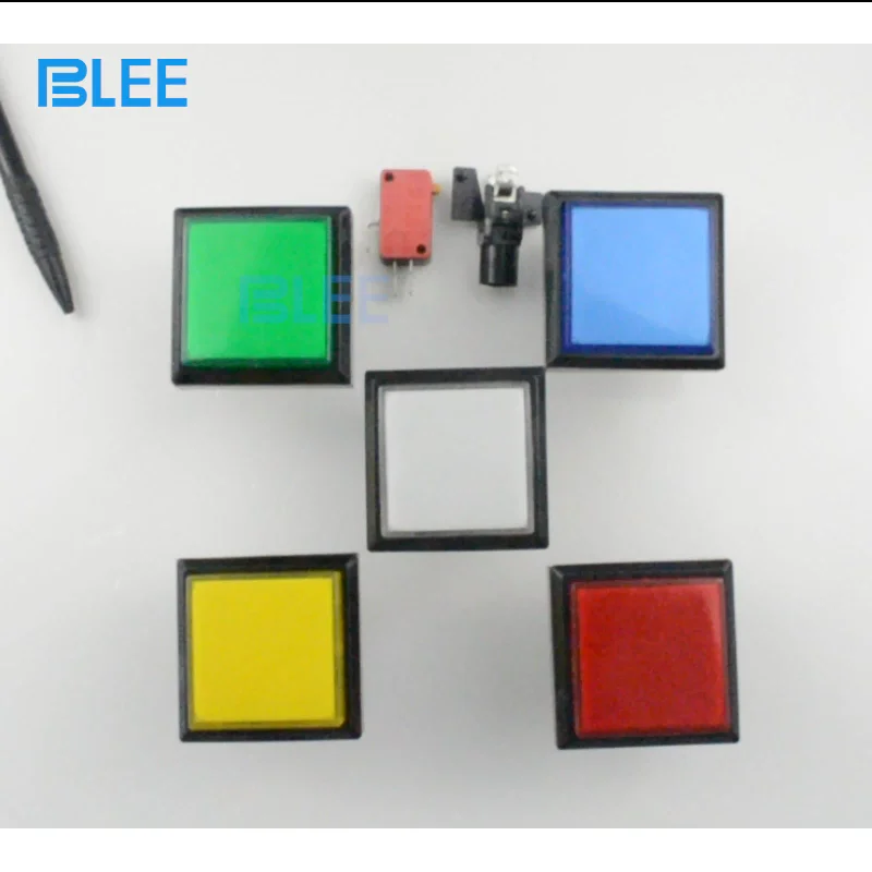 51x51mm 5v Rectangle Push Button With Microswitch And Led Game ...