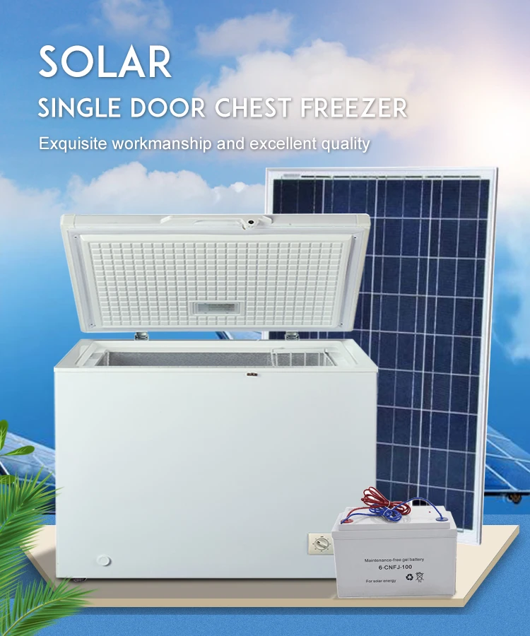 100L Solar Freezer - Efficient Cooling for Home & Hotel