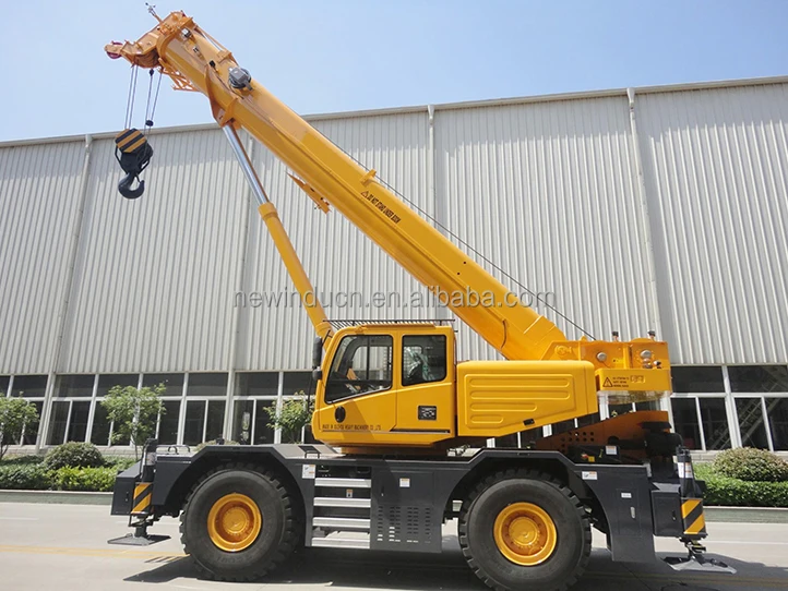 High Efficiency 50ton Rough Terrain Crane Rt50 In Stock Cheap Selling ...