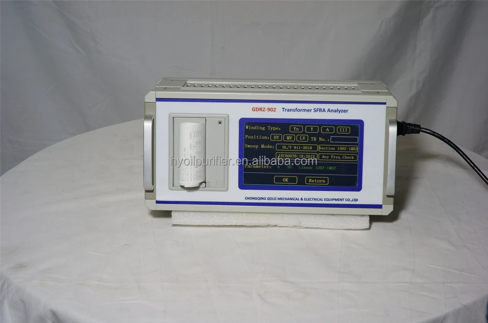Transformer Sweep Frequency Response Testing Machine Sfra Analyzer ...