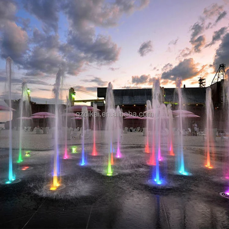 Charming Design Of Interactive Children Playing Floor Fountain Dry ...