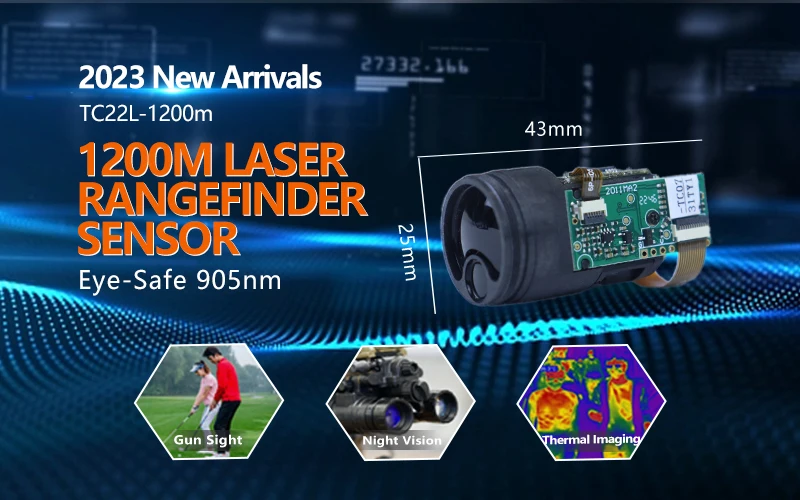 1200m Laser Distance Sensor - Precision Measuring Module