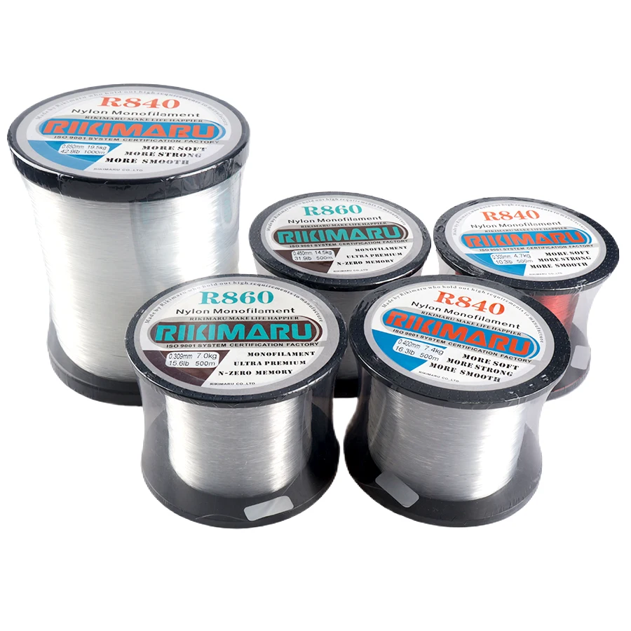 R840 1000m High Quality Nylon Monofilament Fishing Line