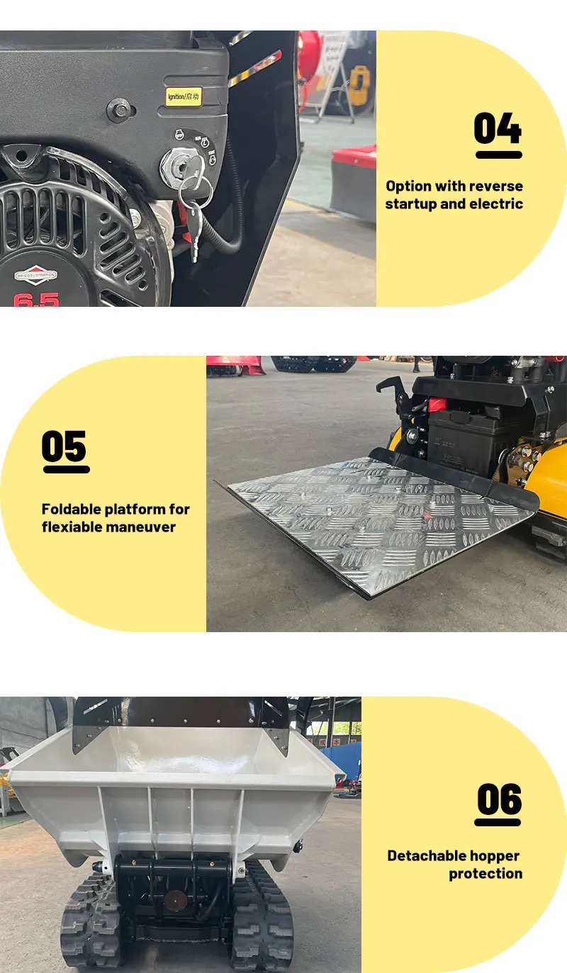 Mini Crawler Dumper - High Efficiency for Farm Work