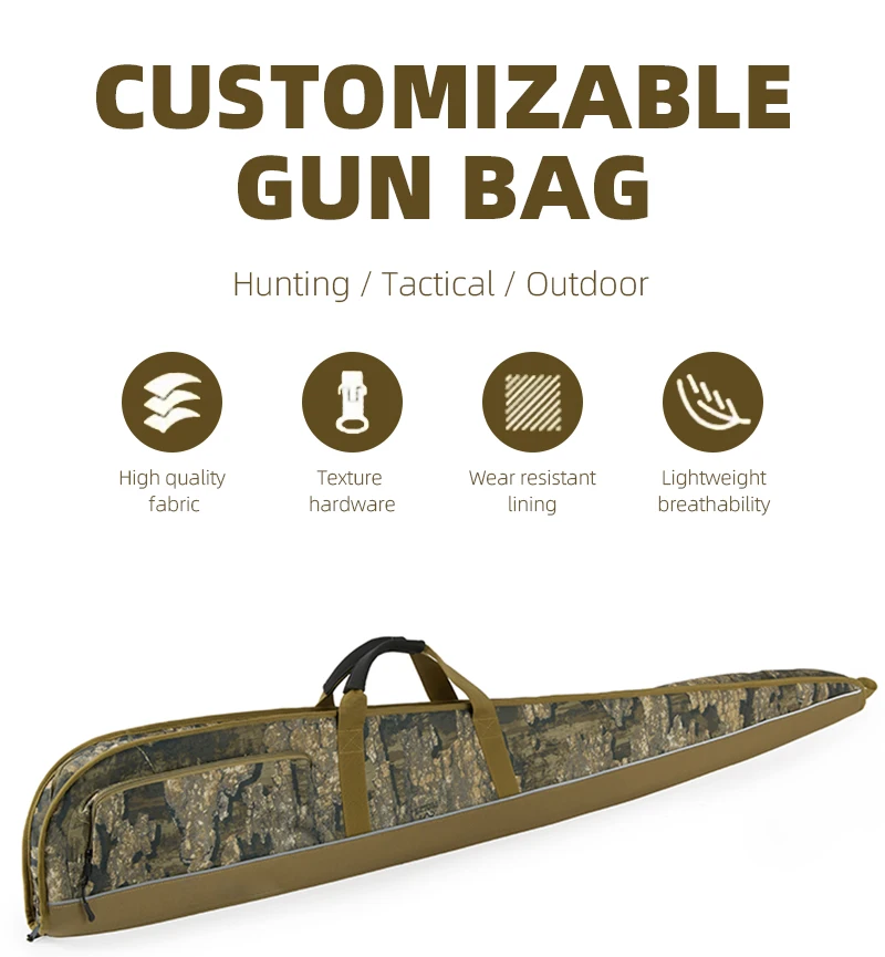 Custom Heavy Duty Padded Outdoor Conceal Carrier Gun Bag Camo for ...