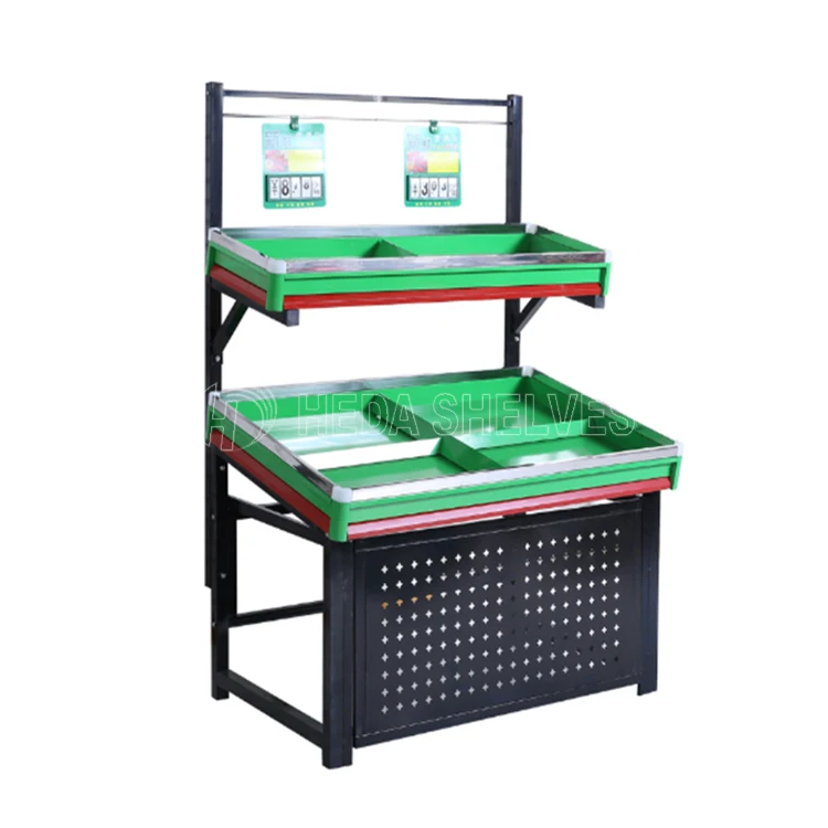 Supermarket Vegetable Rack Fruit Display Stand Shelf Hot Sale Fruit And ...