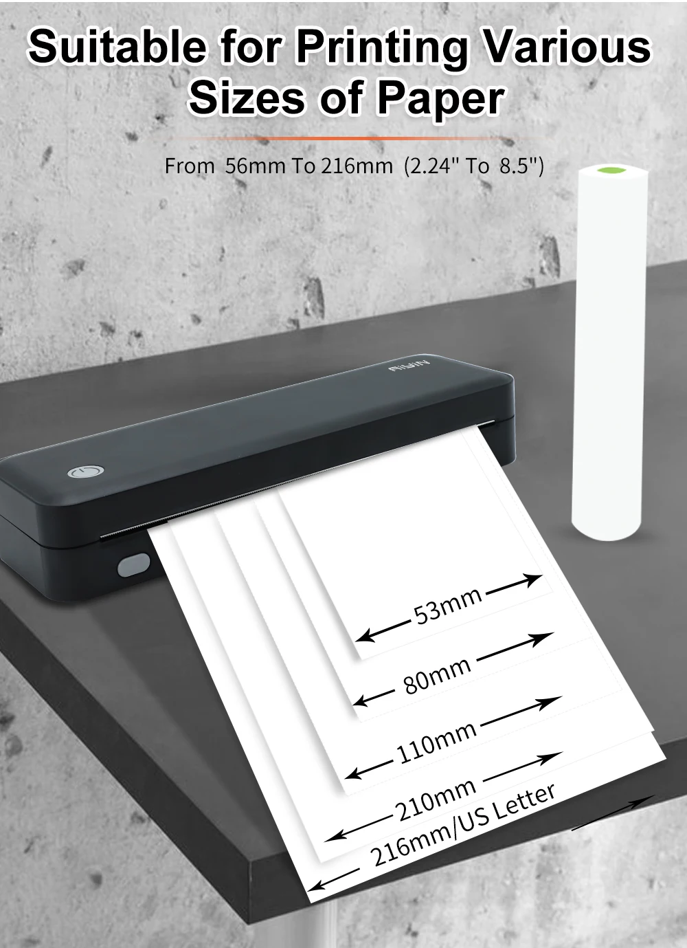 Portable A4 Tattoo Stencil Printer - Bluetooth & Thermal