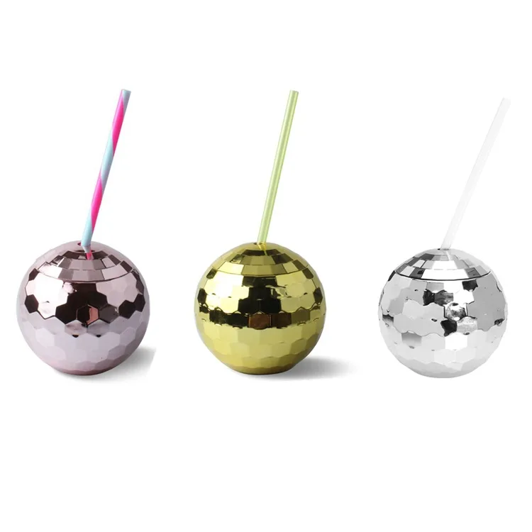 Disco Party Drinking Ball Cup - Customizable Plastic Cups