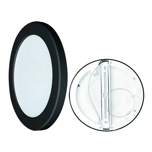 Cct Black Led Recessed Ceiling Light Panel 6w 12w 18w 24w Hole Size ...
