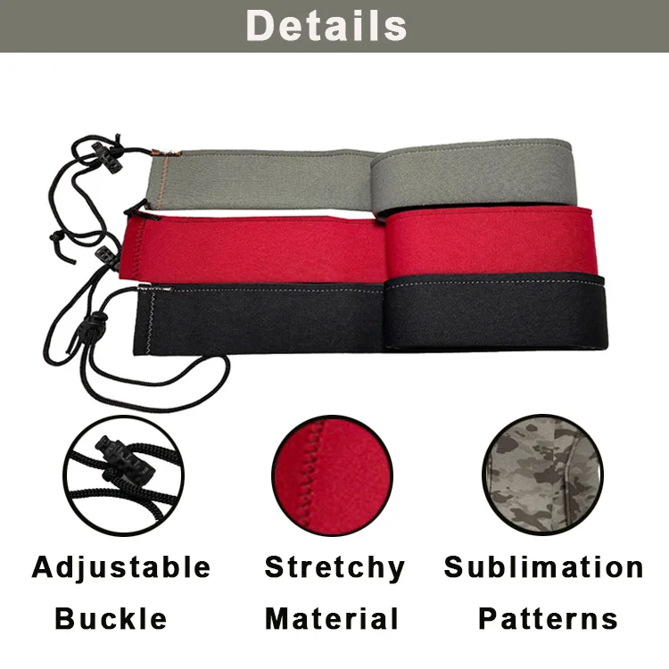 Custom 12m Long Fishing Rod Strap Sleeve Cover - Durable Neoprene