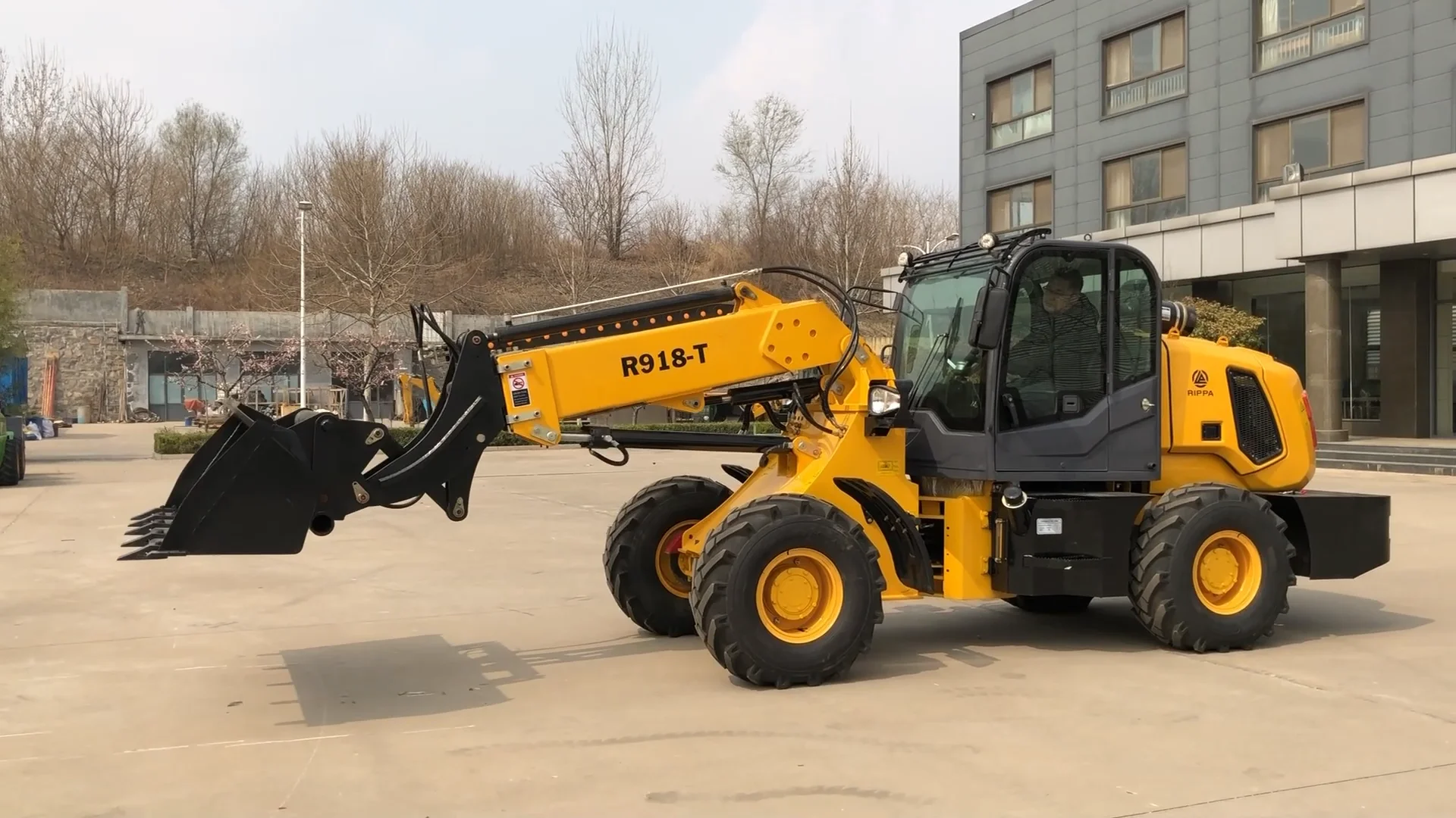 Multi-function Wheeled Loader High Efficiency Telescopic Arm Wheeled ...