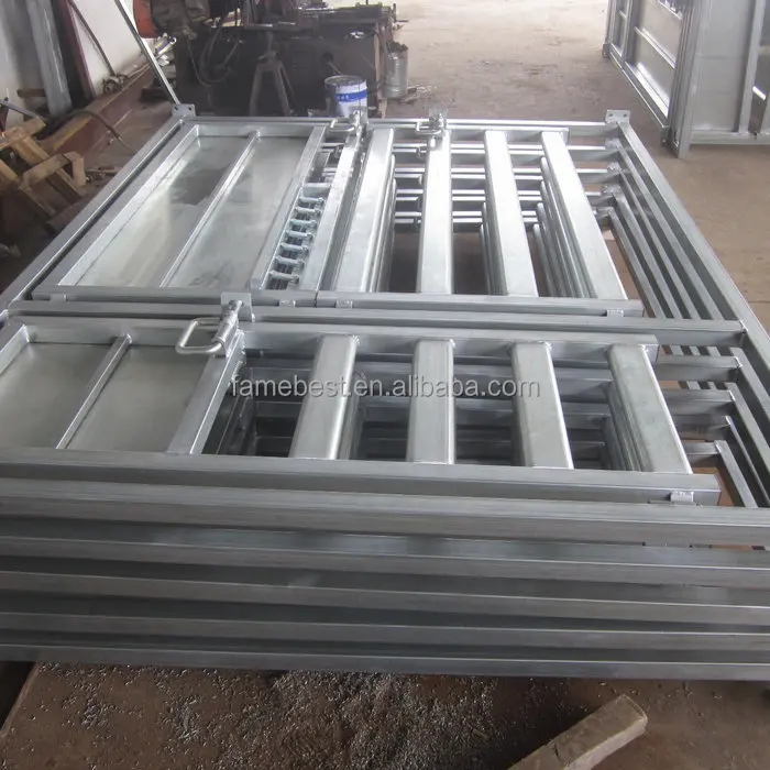 Adjustable Galvanized Cattle Chute Loading Ramp Livestock Equipment ...