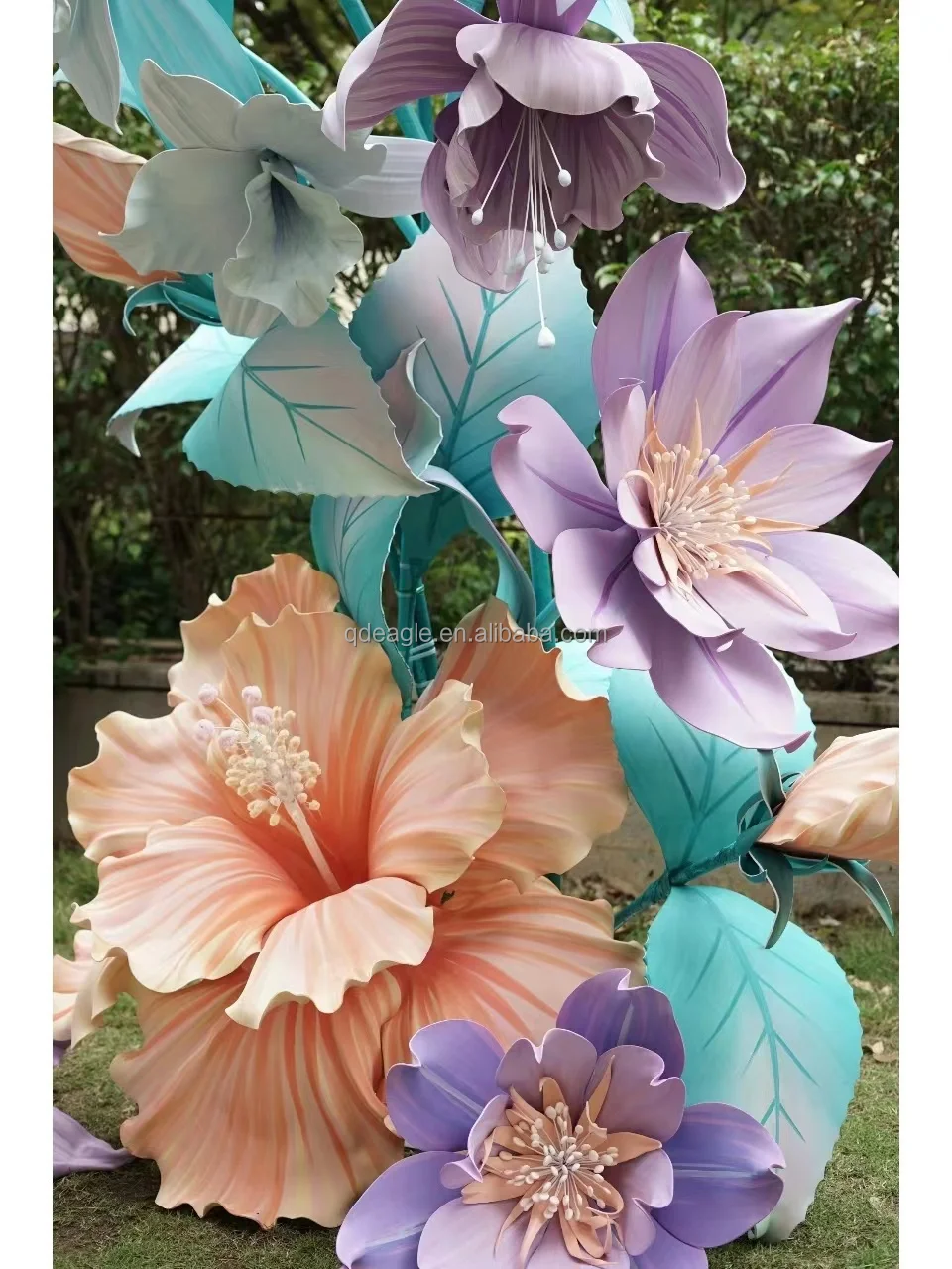 High Quality Eva Wedding Props Hand Made Giant EVA Flowers Photography ...