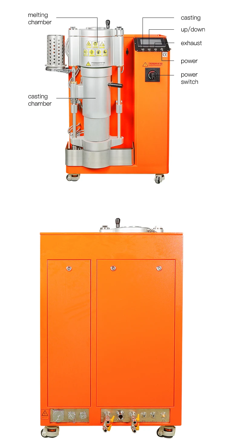 Automatic Digital Induction Vacuum Gold Casting Machine