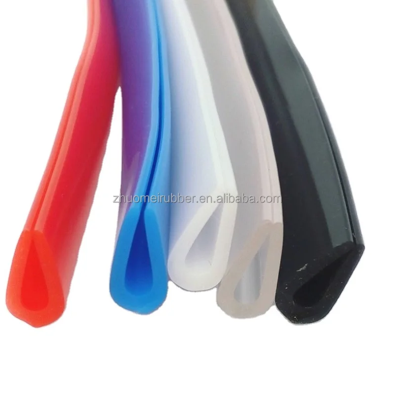 Silicone Rubber U Section/edging Strip, Silicone U Channel Extrusion ...