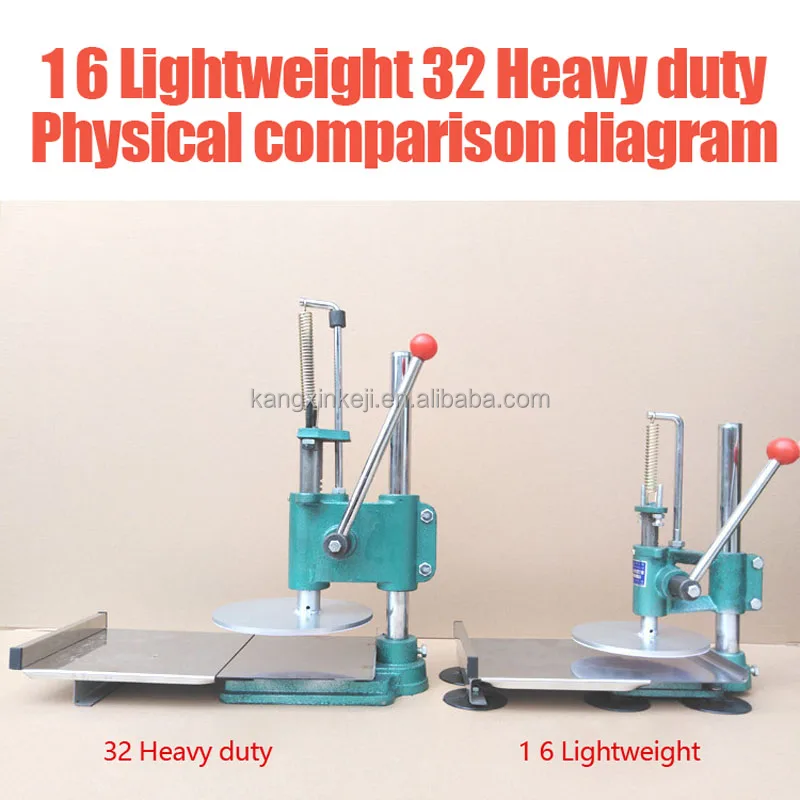 Commercial Flatten Manual Press for Small Shops Pizza Dough Sheeter ...