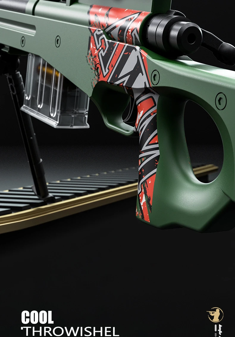 AWM Toy Gun for Kids Projectile Soft Gun Boy Simulation Kid Snipe Grab ...