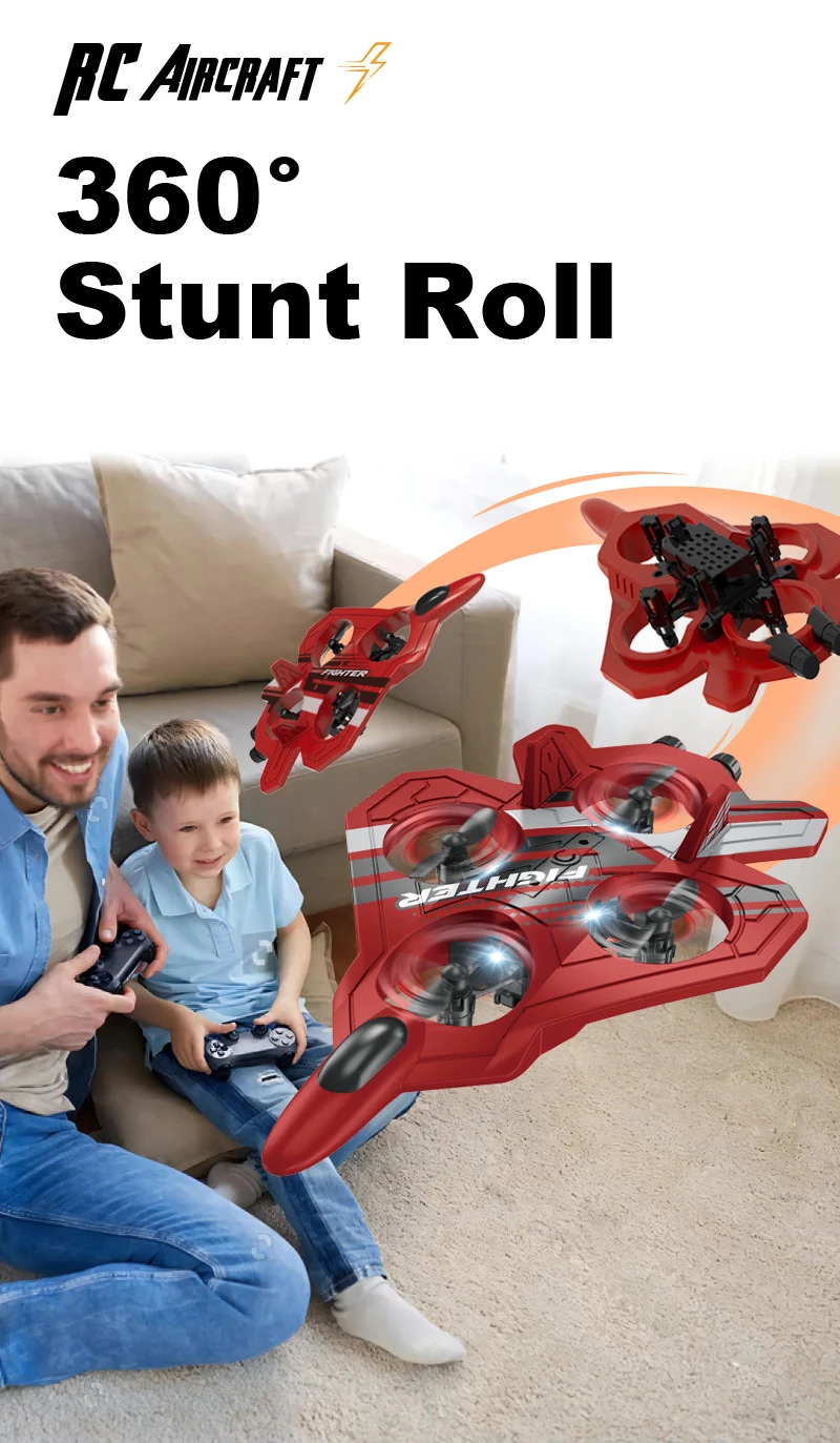 Skynor 2.4g Epp Rc Airplane Foam Aircraft Dual Control Modes Flying Toy Gesture Sensing Drone ...