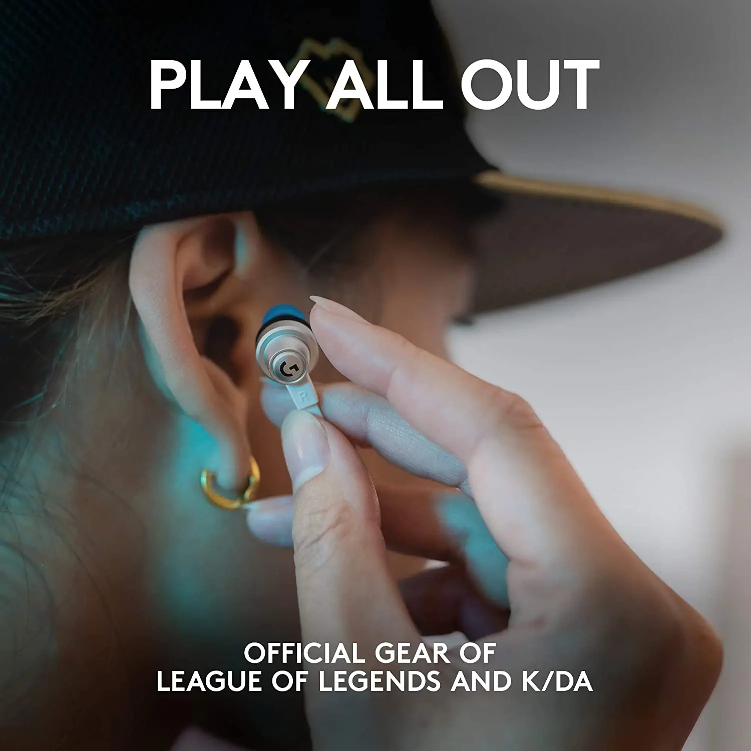 Logitech G333 KDA Gaming Earphone - Wired, Waterproof, and Noise Cancelling