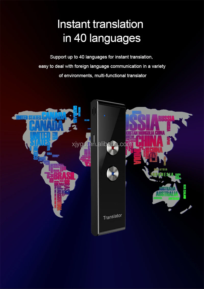 New T8 Voice Translator 68 Multi Languages Mini Portable Interpreters ...