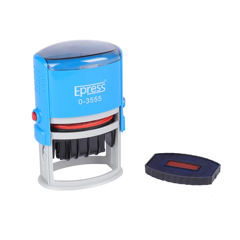 Office Custom Letter Number Date Stamp Text Plastic Adjustable Roller ...