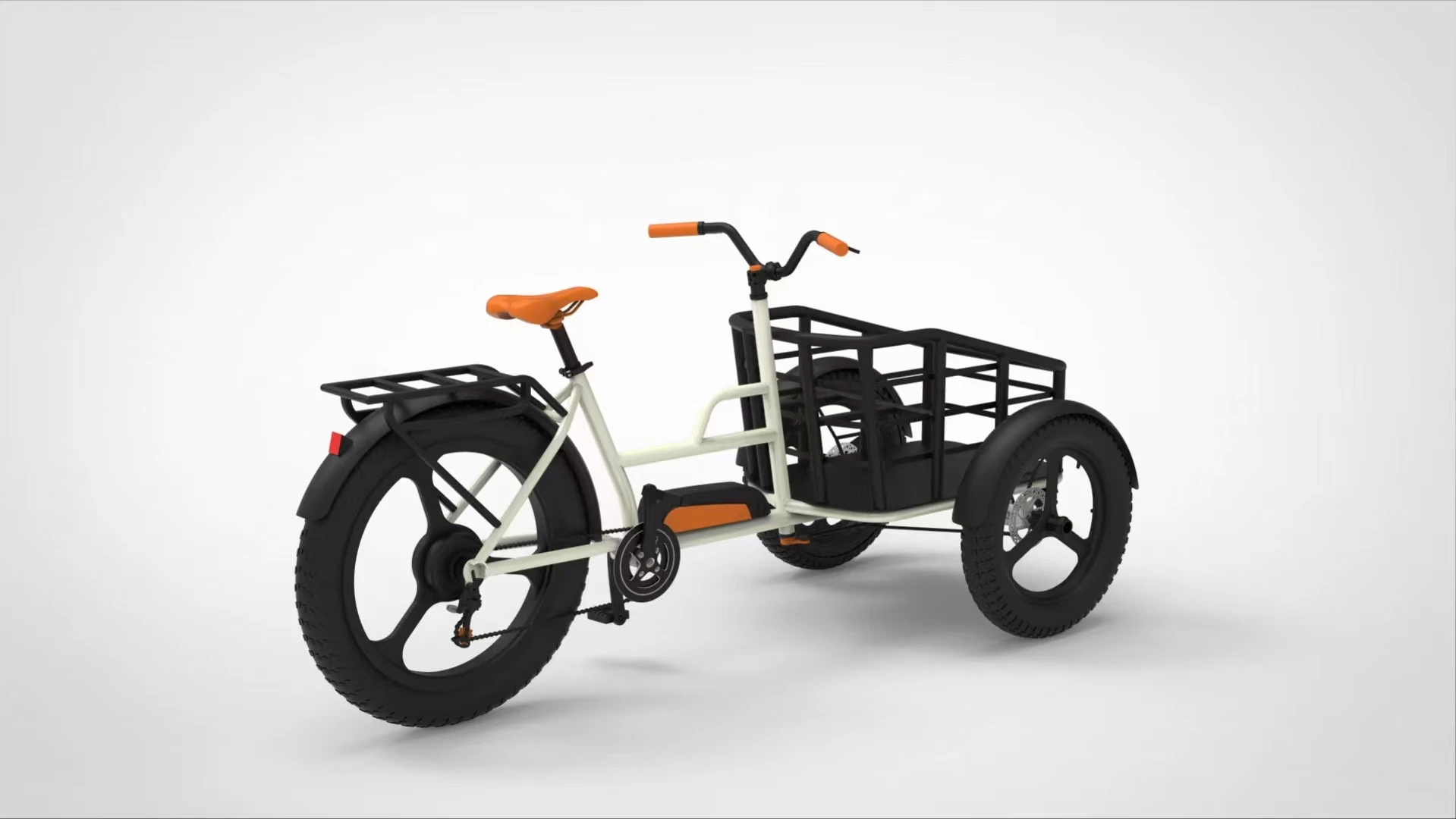 Customizable Aluminum and Steel Cycle Frames for Cargo Bikes