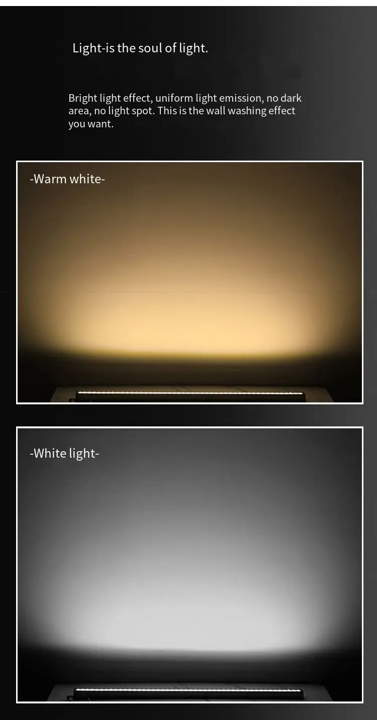 Architectural Exterior Wall Wash Lighting - LED Strips