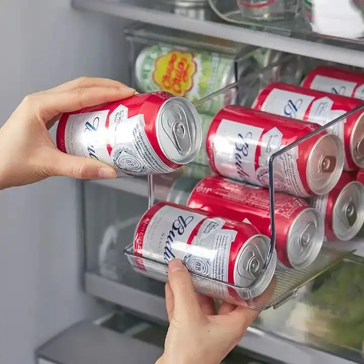 Wholesale Clear Plastic Freezer Soda Beer Cans Holder Beverage Storage ...