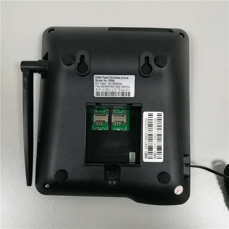 Alibaba.com: 2G GSM dual SIM desktop phone with FM radio: reliable ...