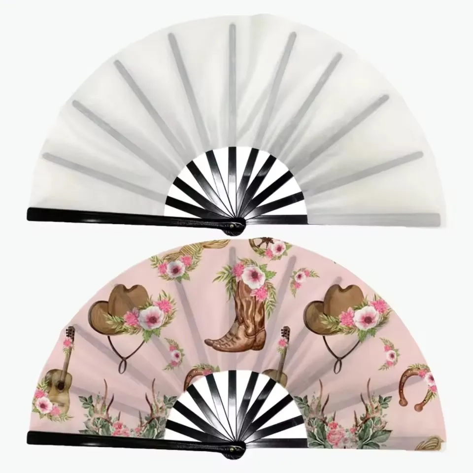 10 Inch Sublimation Blank Clack Folding Fan - DIY Customizable