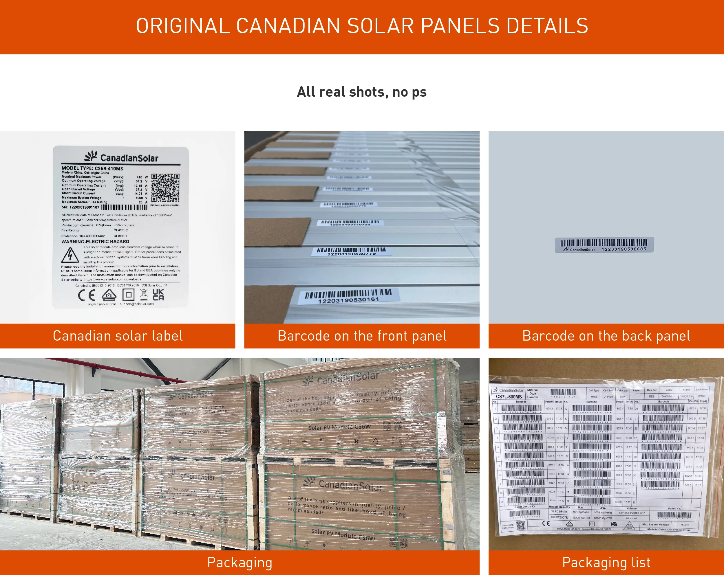 Canadian 182mm Cs6l Solar Panels Mono Half Cell 455w 460w 465w Solar ...
