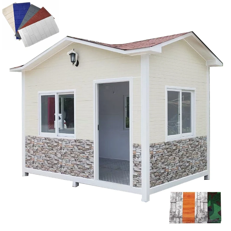 Modern Tiny House Designs Pu Foam Metal Siding Exterior Wall Panels ...