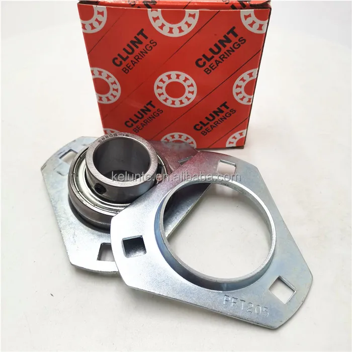 3-bolt Triangle Flange Bearing Housing PFT207 with Ball Bearing SB207