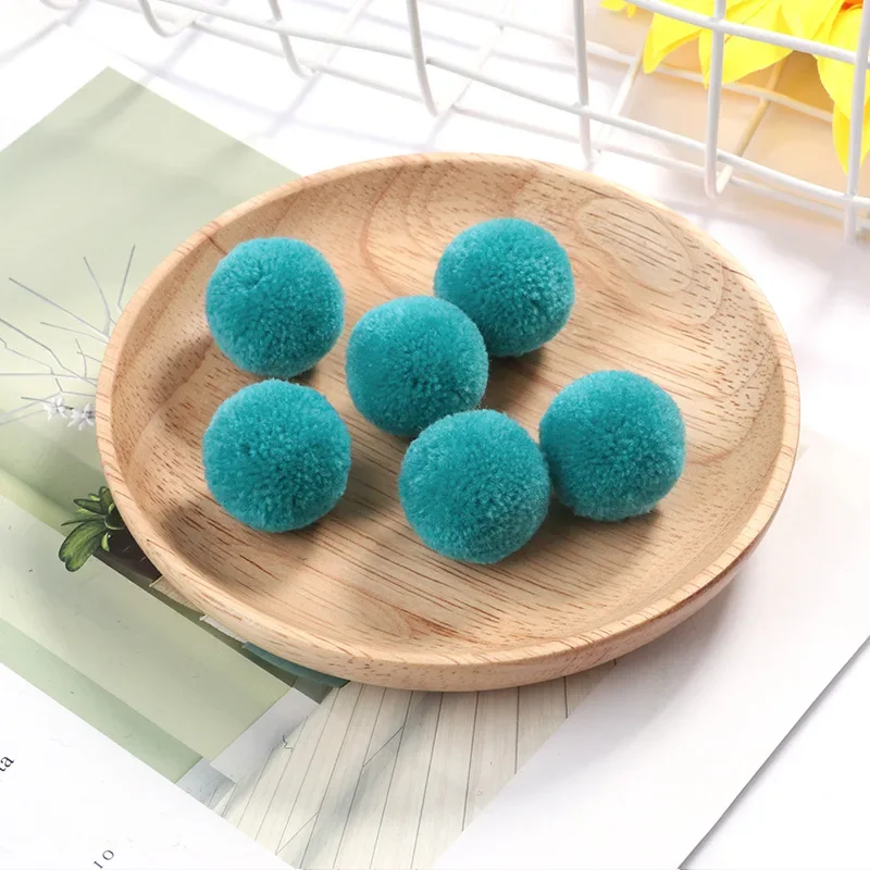 Fluffy Soft Pompom Plush Pom Poms Ball 25mm 2.5cm Pompoms Diy Handmade ...