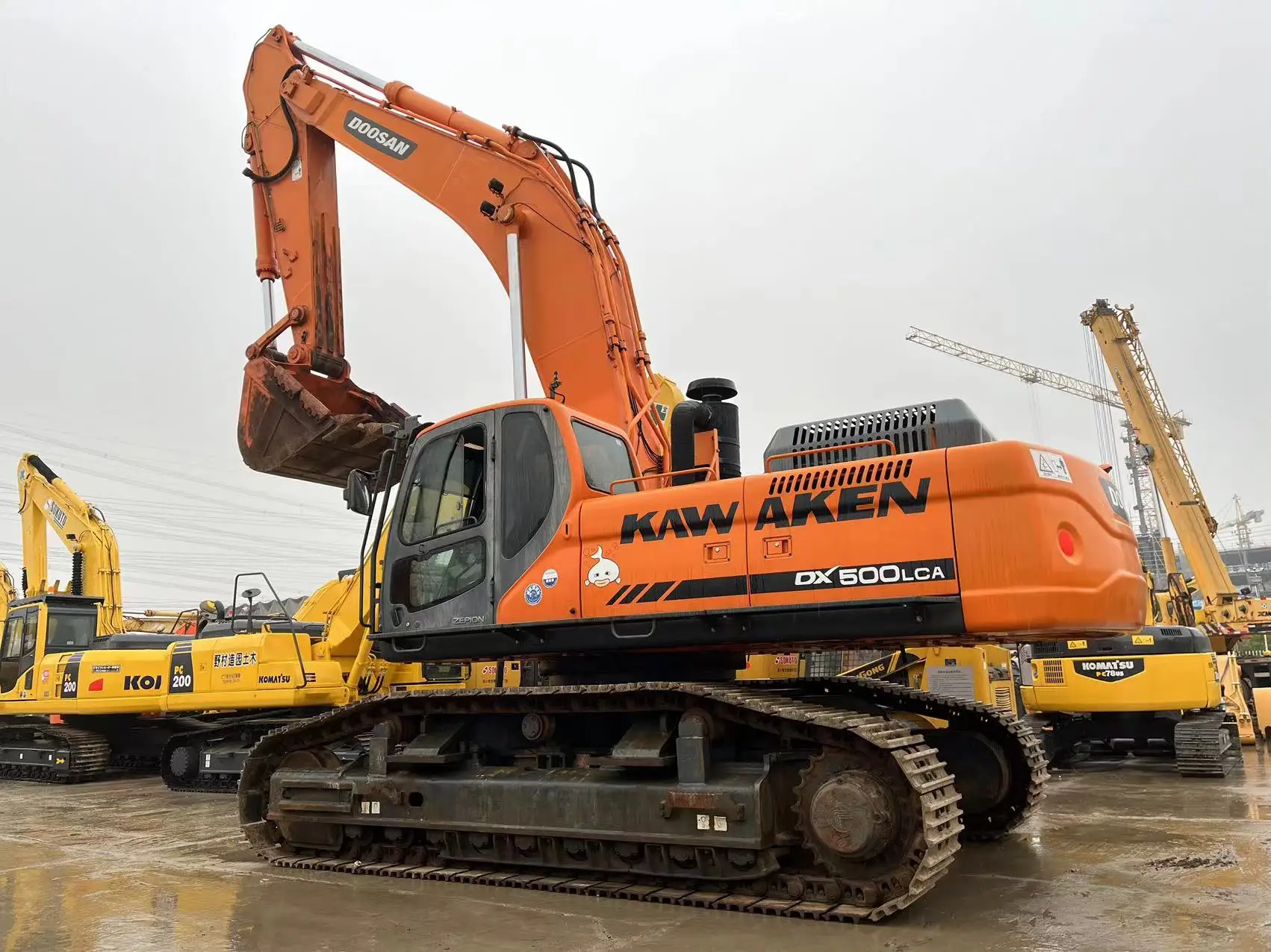 Original Used Dx500 Doosan Crawler Large Excavator High Quality Low ...