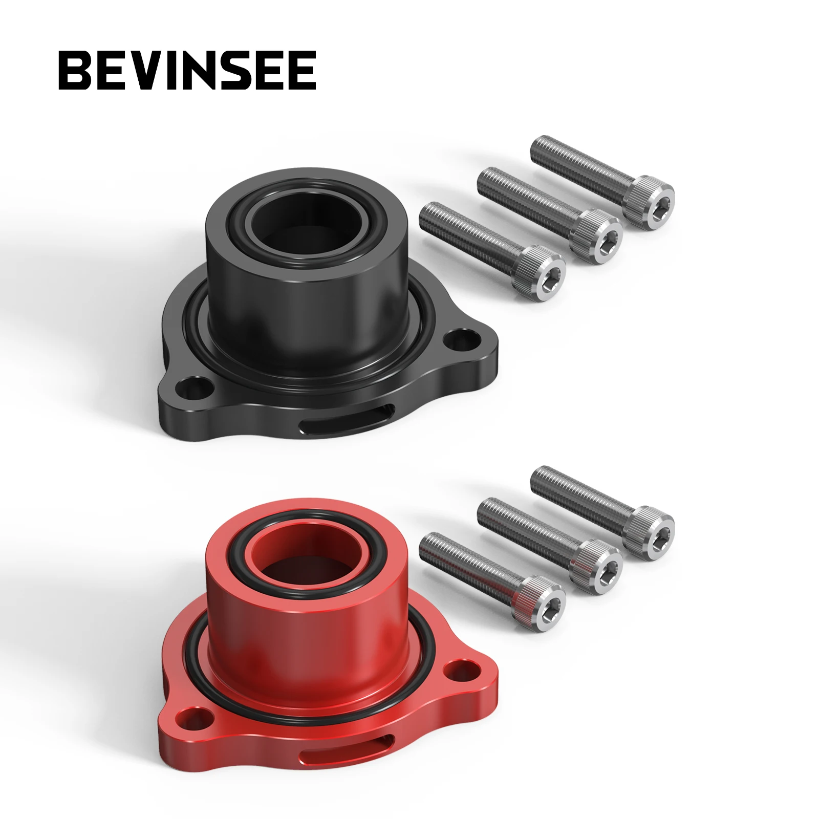Bevinsee Aluminium Atmospheric Diverter Valve Spacer for Audi A3 A4 B9 ...