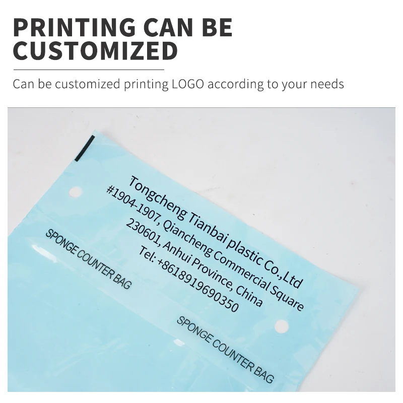 Custom Disposable Surgical Sponge Counter Bag - Pesger