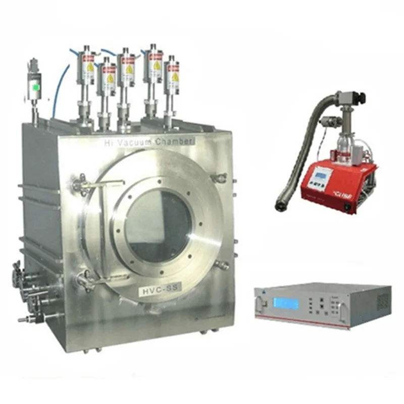 5 Guns RF Plasma Magnetron Sputtering System for Lab