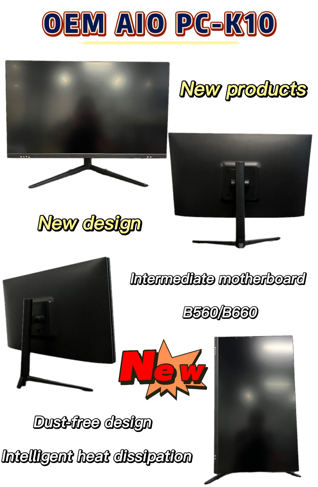 Wandong Multi-functional Peripheral Desktops All In One Computer I5 I7 ...