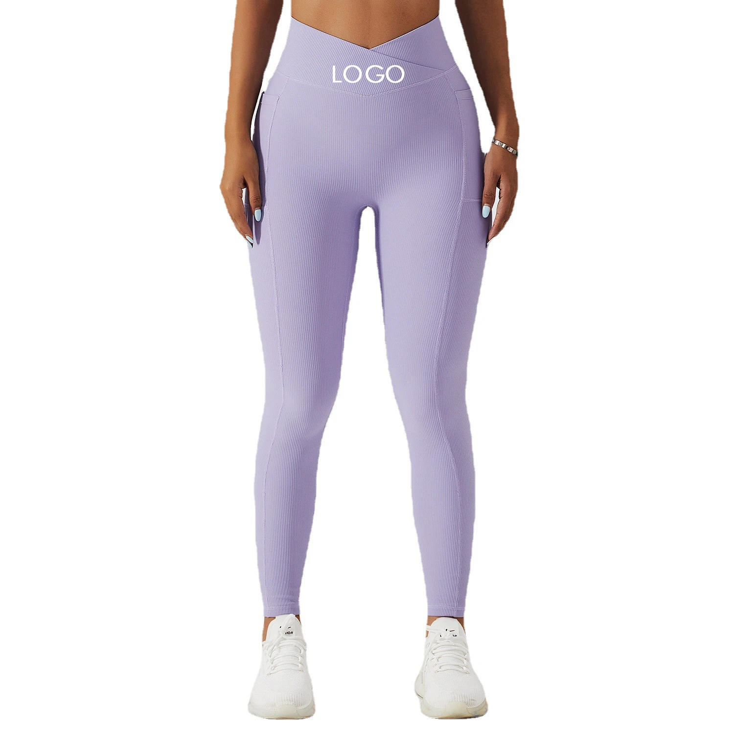 Gym Tights Butt Pants Lift Scrunch Bum Tummy Control Leggings Side Back ...