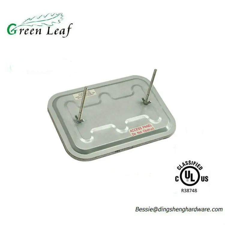 GREEN LEAF ACC-10" X 6" Square Galvanized Steel High-Temperature (2300F ...
