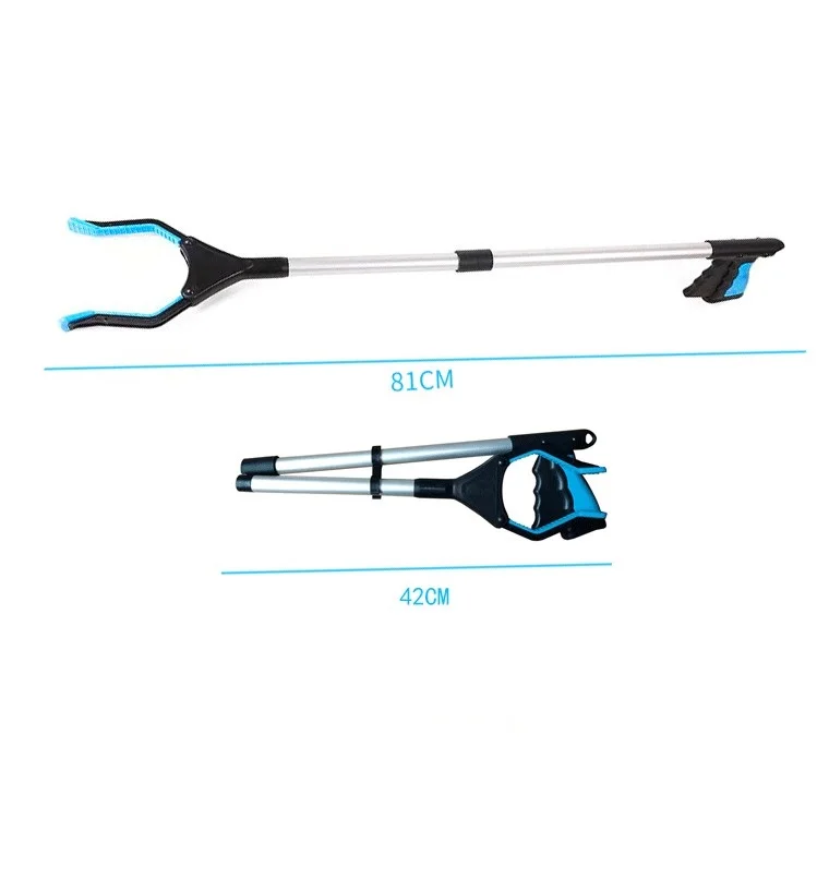 Extendable Litter Picker Reacher Grabber Tool Foldable Claw Grabber ...