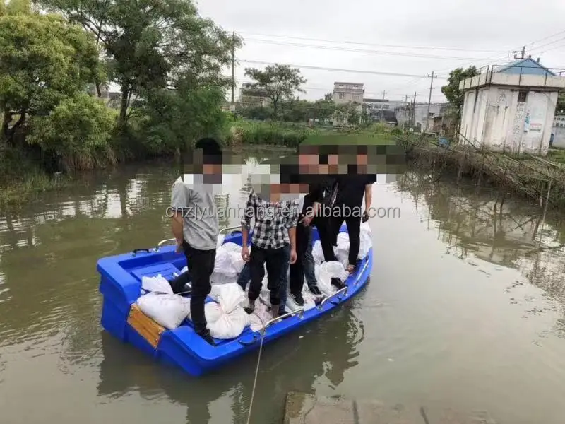 Superior Double Deck 10-Person PE Plastic Boat - 4.3m Inflatable Rescue ...